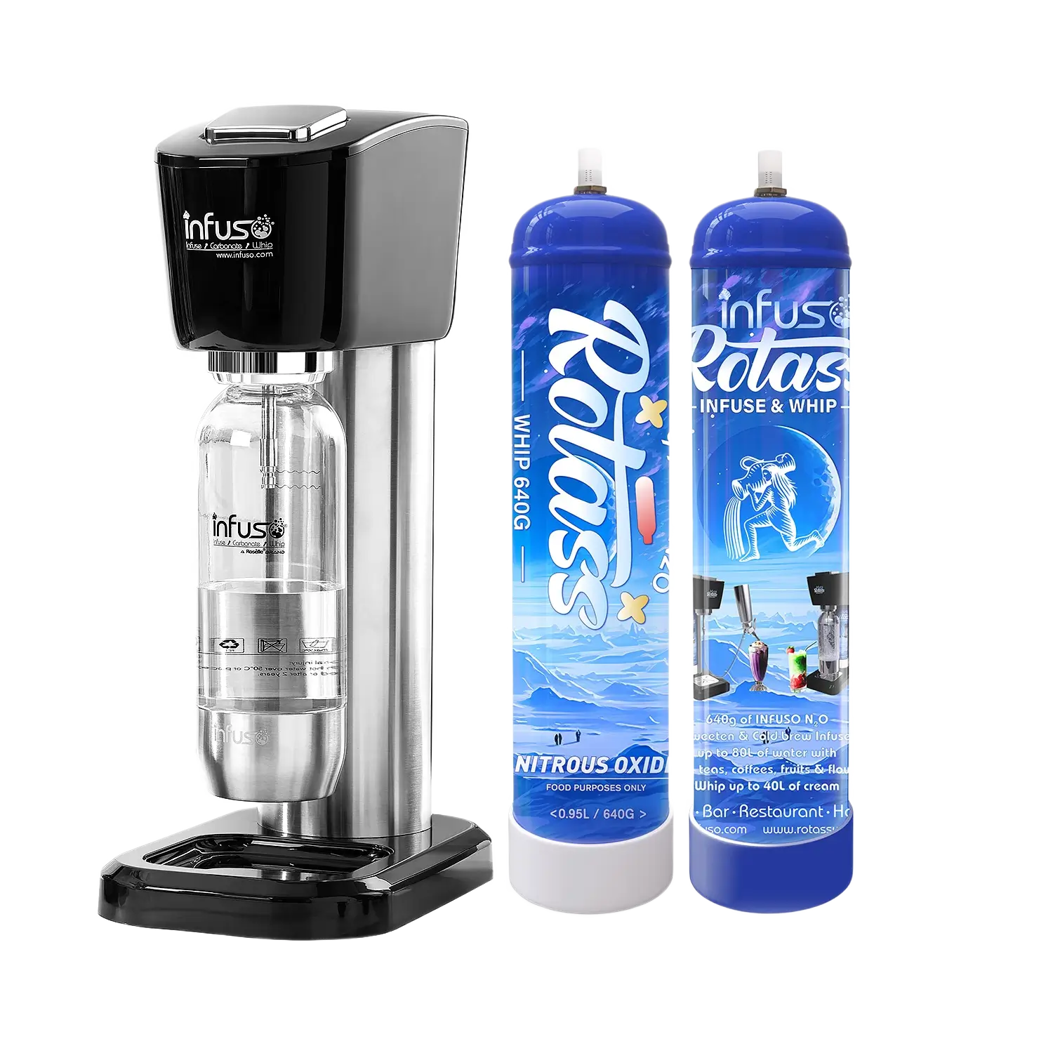 Household 1 Liter Sparkling Water Soda Maker - Rotass