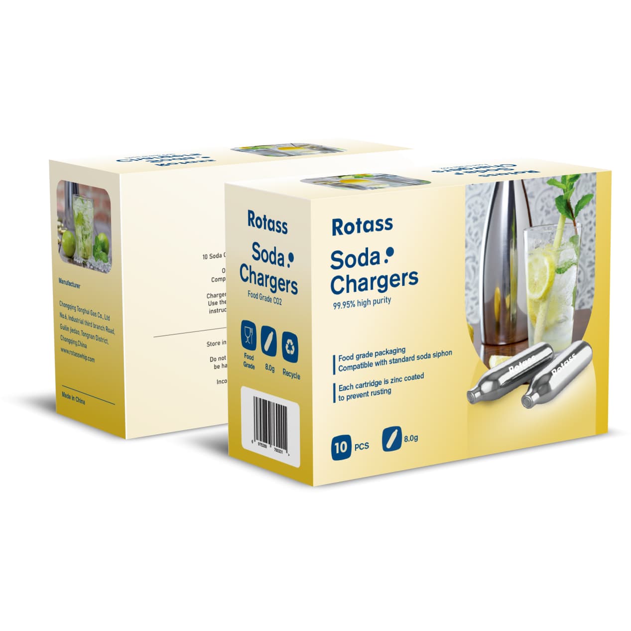 How Many Drinks Can You Make with One 8g Carbon Dioxide Soda Charger ...